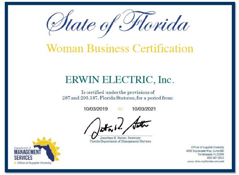 Women-Business-Certification – Erwin Electric